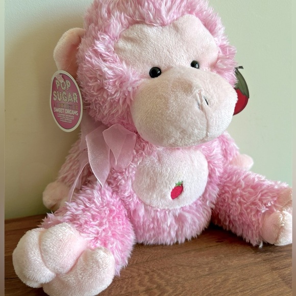 Club Libby Lu | Toys | Nwt Pink Monkey Plush By Club Libby Lu | Poshmark